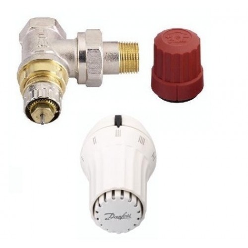 Danfoss set RA-N rohový ventil 1/2" + RAE 5054 termostatická hlavica 013G5093