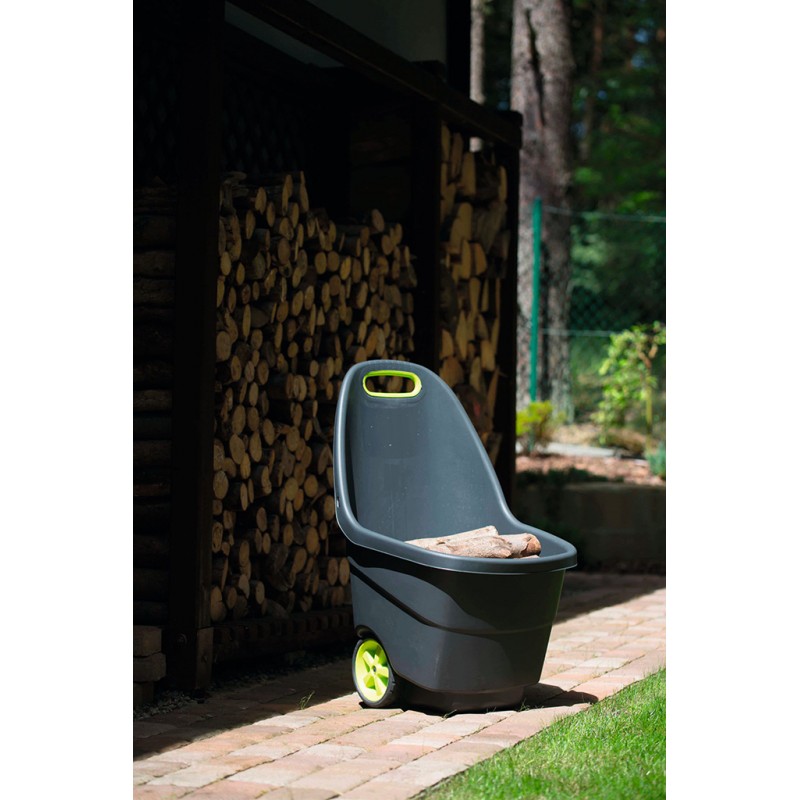 KETER EASY GO XL 62L vozík, sivá/zelená 17190643